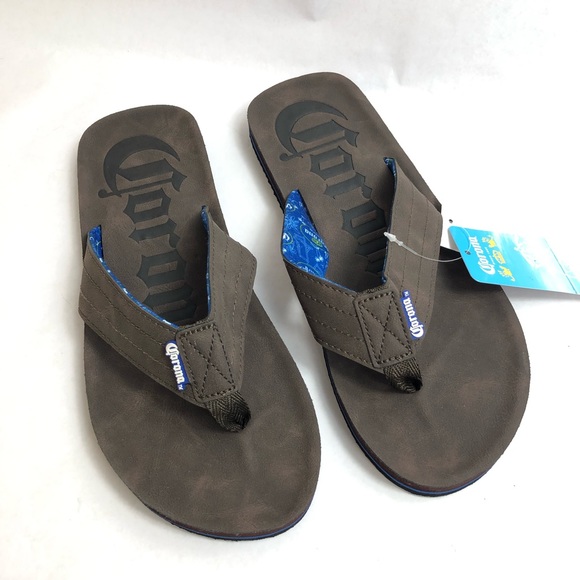 Corona | Shoes | Corona Mens Faux Leather Flip Flop Sandals | Poshmark